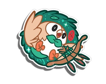 Rowlet Sticker - Etsy