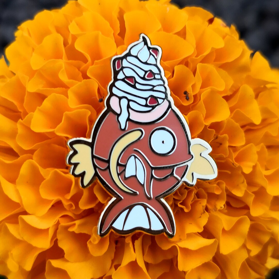 108 Magikarp Cream Taiyaki Enamel Pin - Etsy
