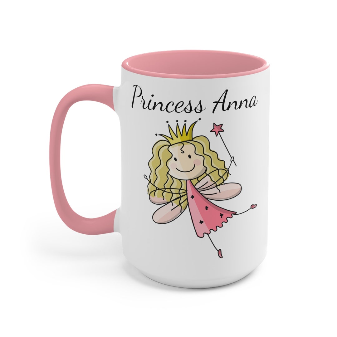 Personalized Two-tone Princess Coffee Mugs 15oz Custom Gift - Etsy