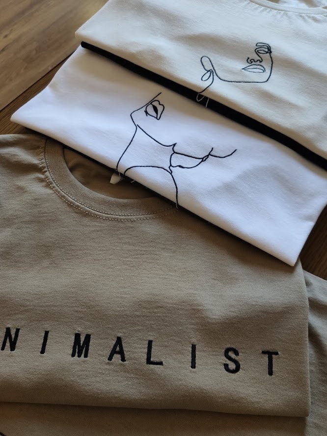 Lady Line Art Embroidery Design - Etsy