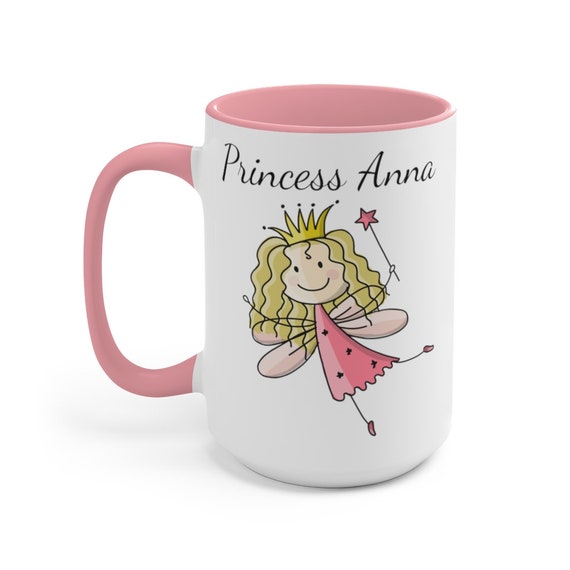 Personalized Two-tone Princess Coffee Mugs 15oz Custom Gift - Etsy