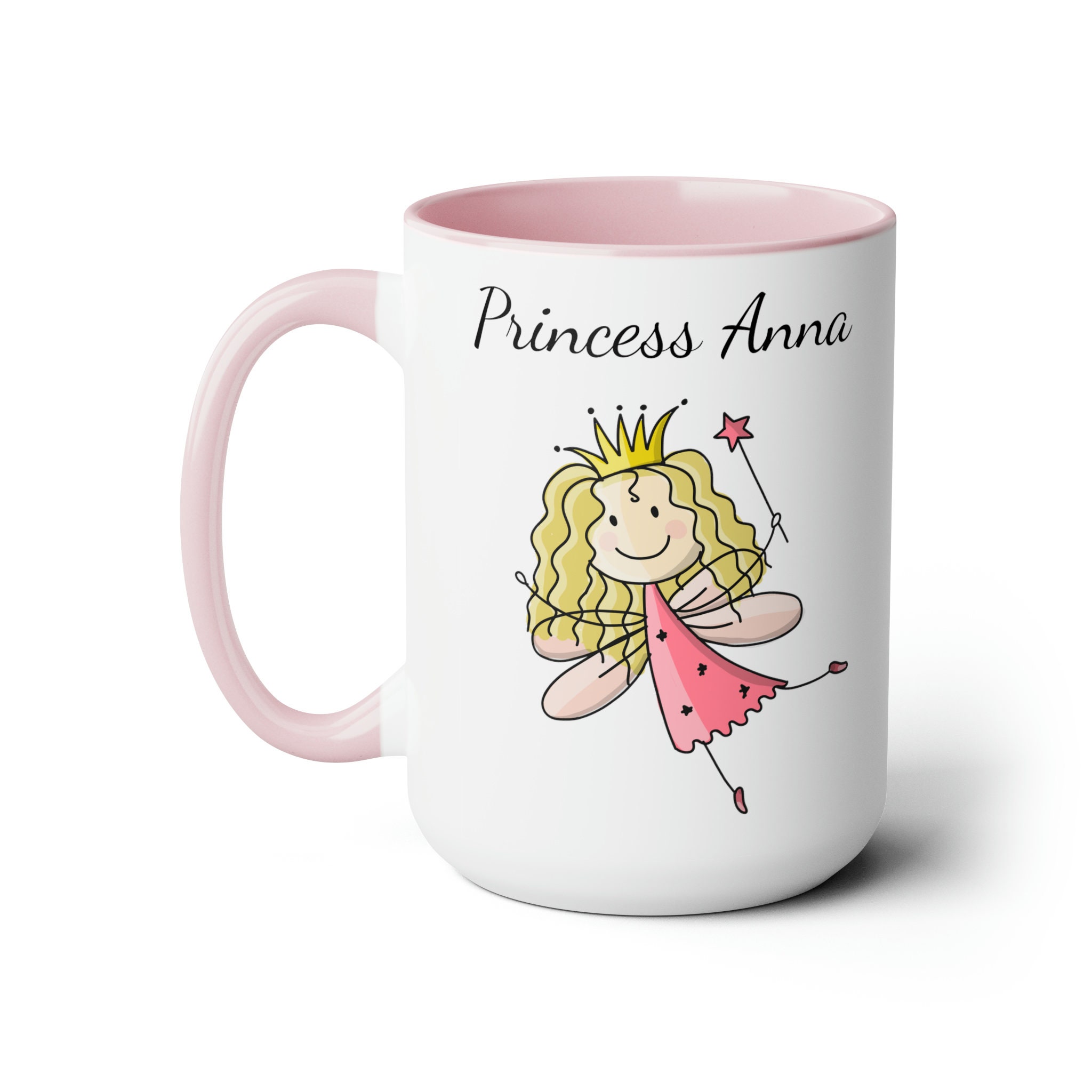 Personalized Two-tone Princess Coffee Mugs, 15oz, Custom Gift - Etsy