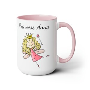 Personalized Two-tone Princess Coffee Mugs, 15oz, Custom Gift - Etsy