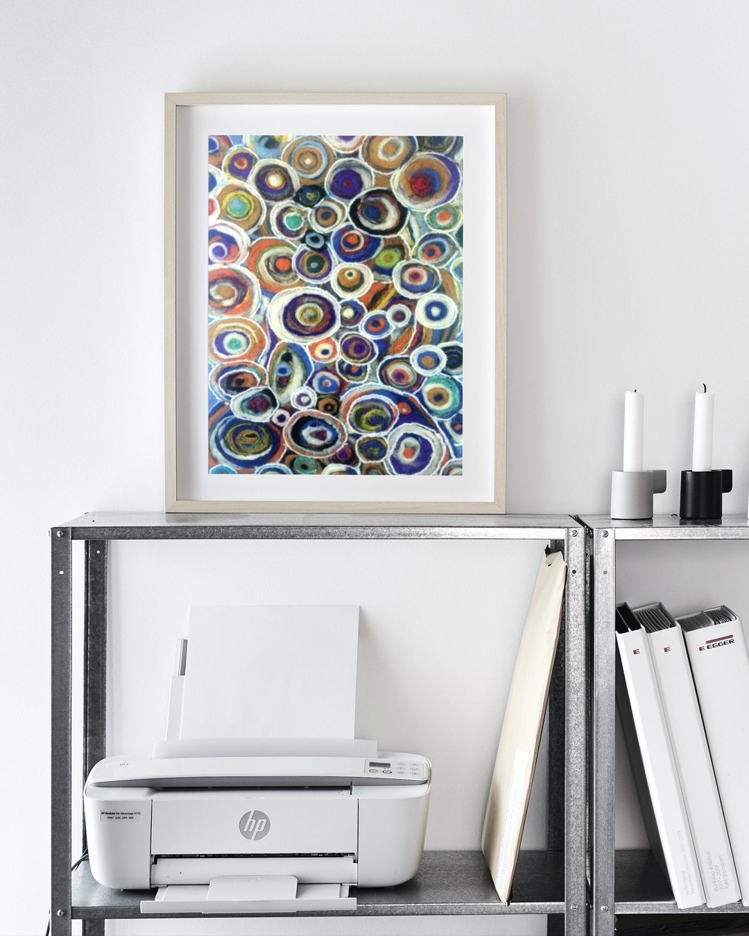 Amulet Felt Art Painting, Nazar Bead | Eyes of Protection - A Fusion of ...