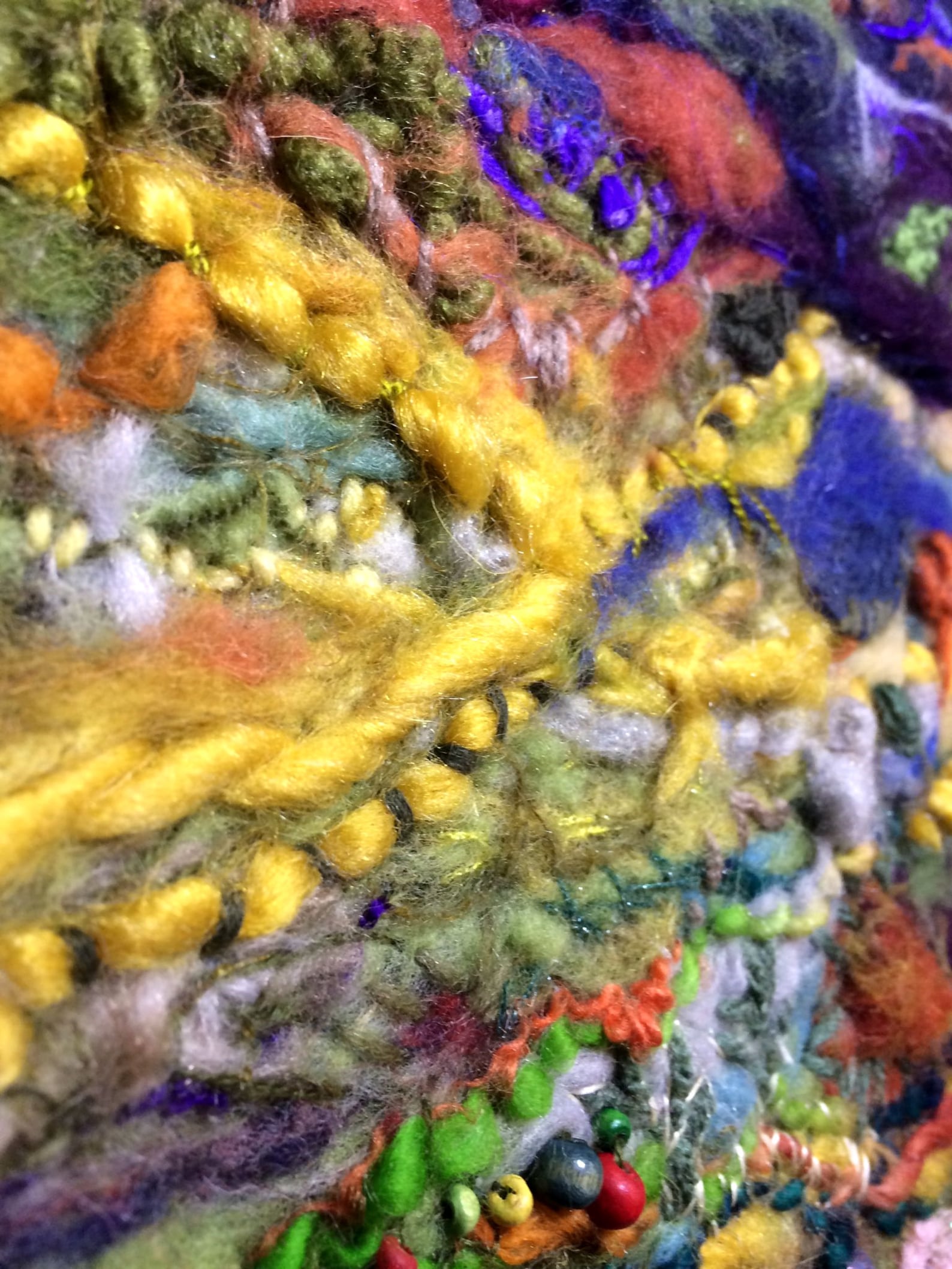 Deep Valley Landscape Abstract Wool Painting Gift for Art - Etsy