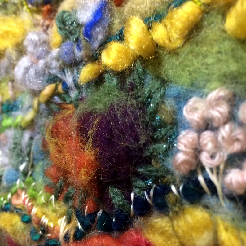 Deep Valley Landscape Abstract Wool Painting Gift for Art - Etsy