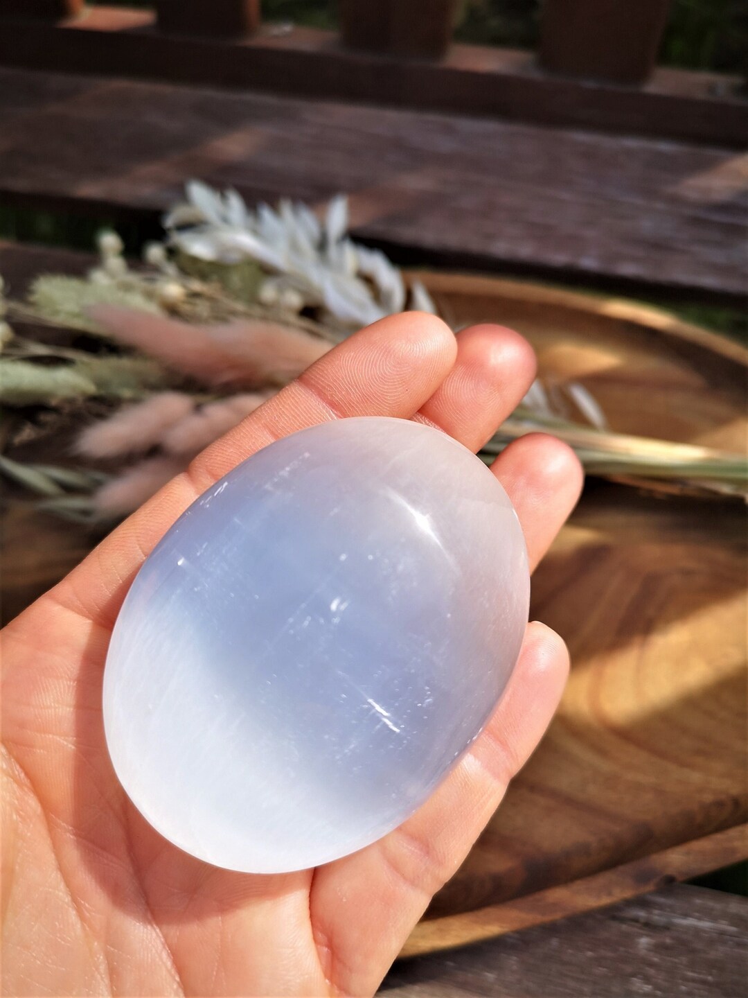 White Selenite Handstone Tumbled Stone Selenite Soapstone XXL Selenite ...