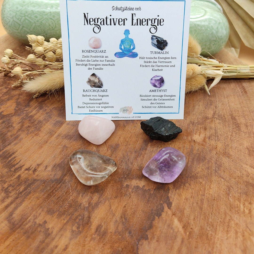 Gemstones for Protection Against Negative Energy Cleansing the - Etsy