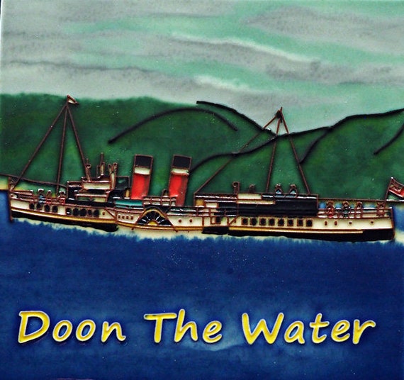 Doon the Water Ceramic Picture Tile | Etsy