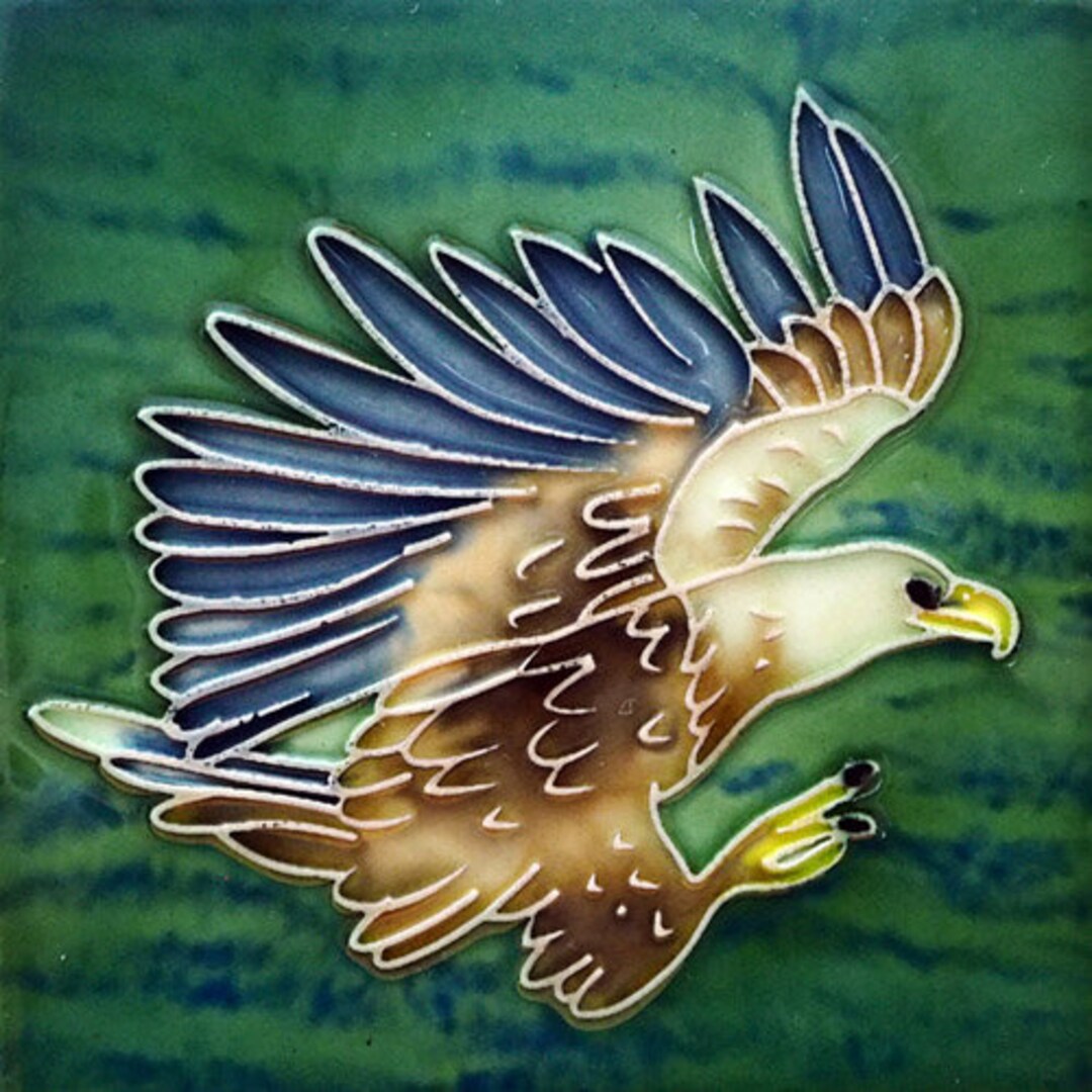 Eagle Ceramic Picture Tile - Etsy