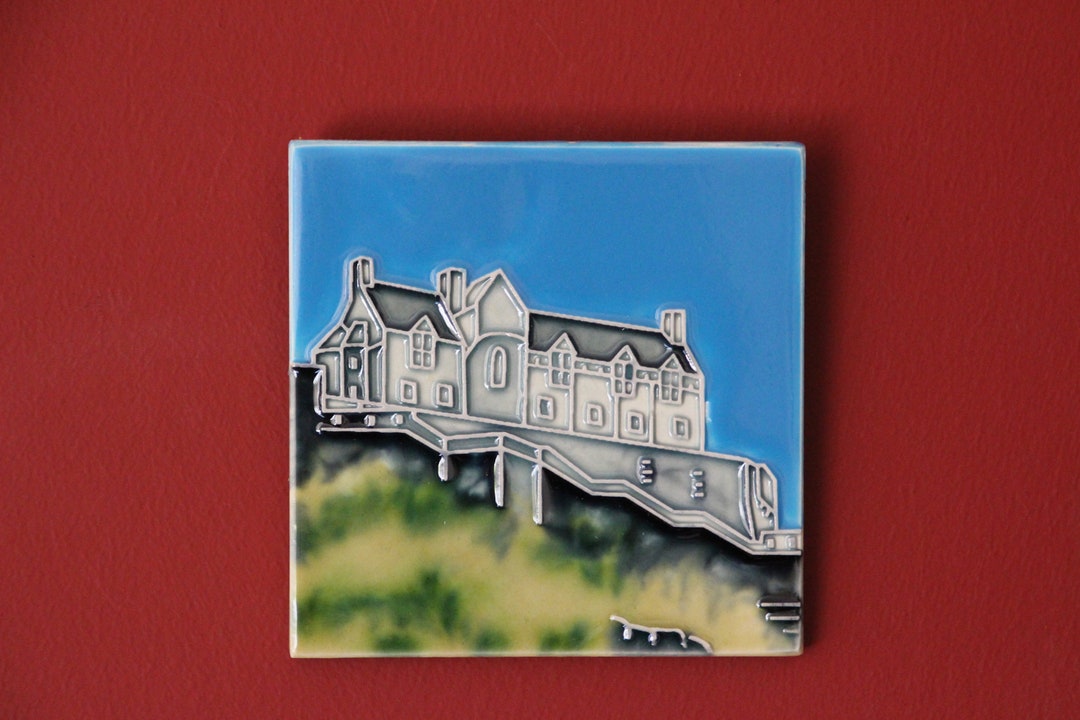 Edinburgh Castle Ceramic Picture Tile - Etsy