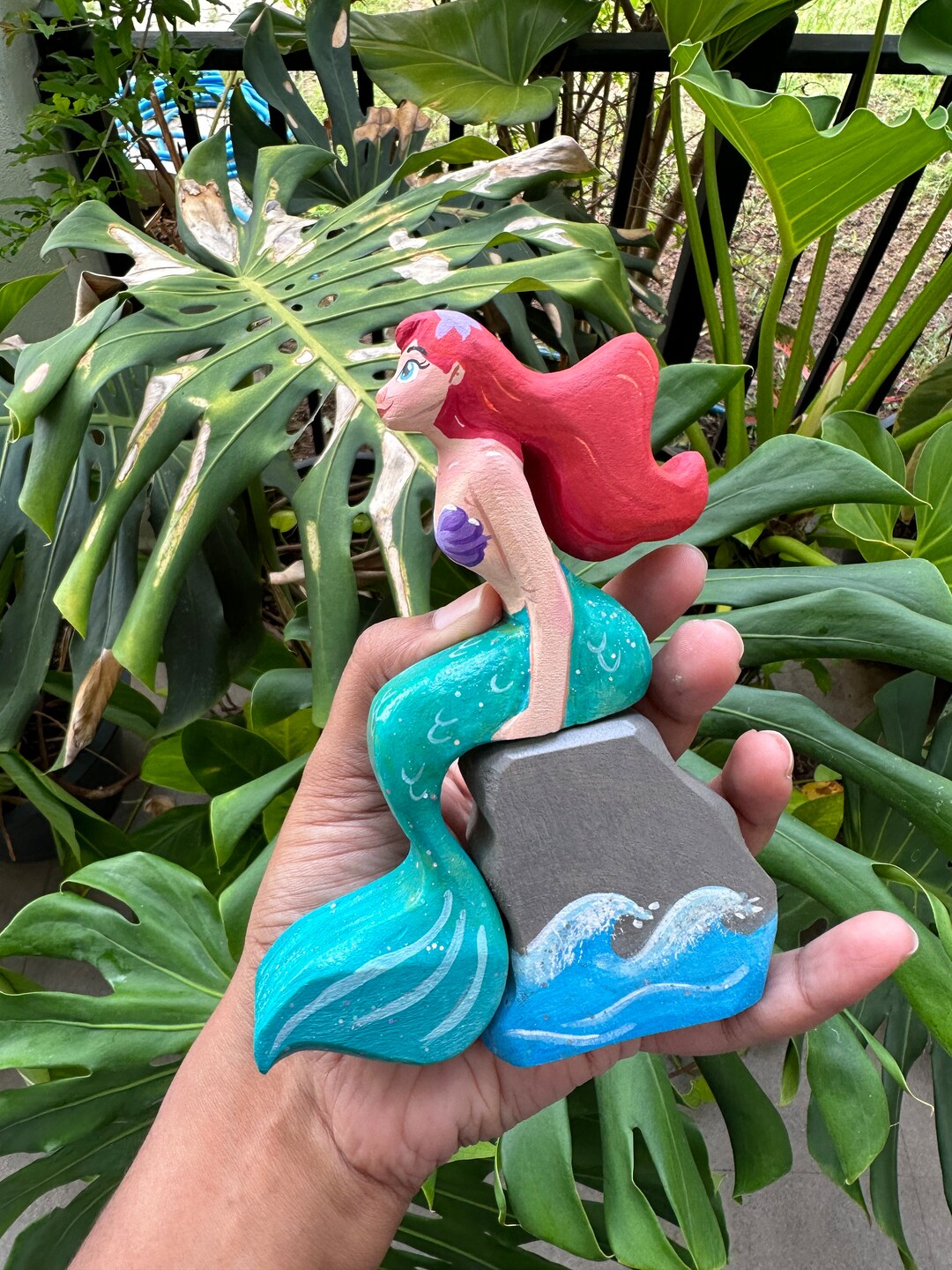 Mermaid Wooden Toy - Etsy