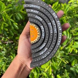 Personalised Space Stacker Toy - Etsy