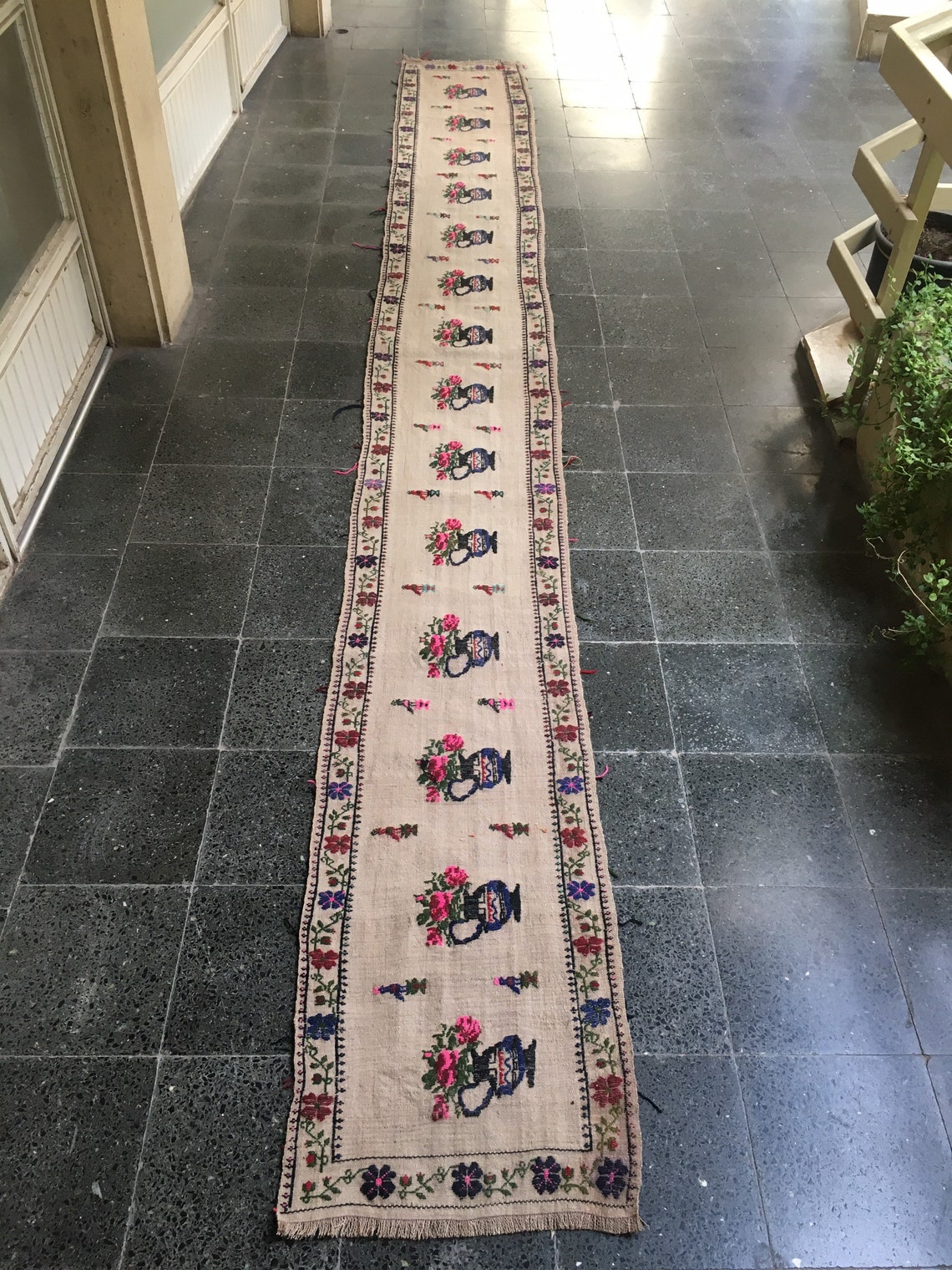Extra Long Narrow Rug Runner Handmade Wool Rug Turkish - Etsy