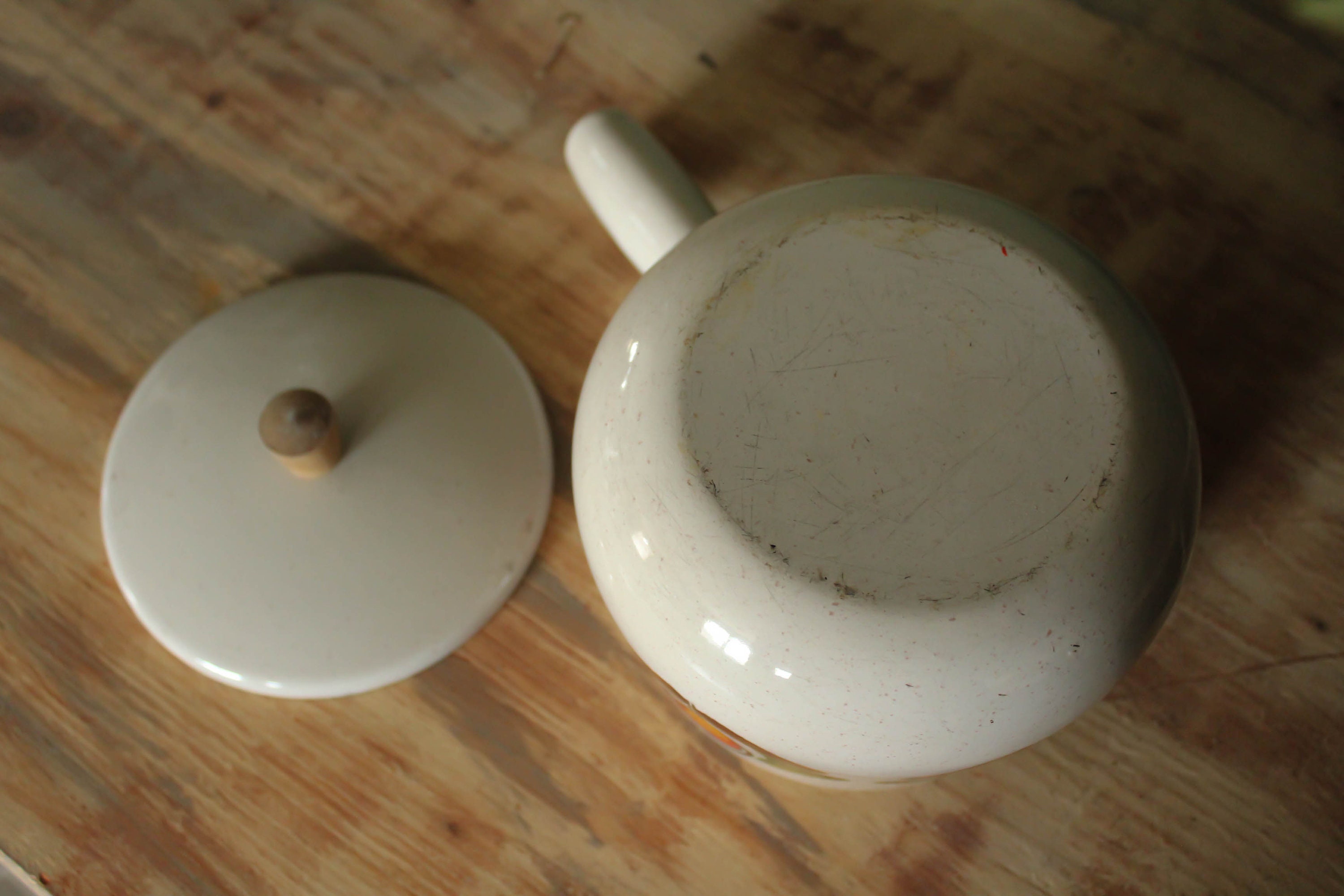 Old French Enamel Pan 70'S VINTAGE | Etsy