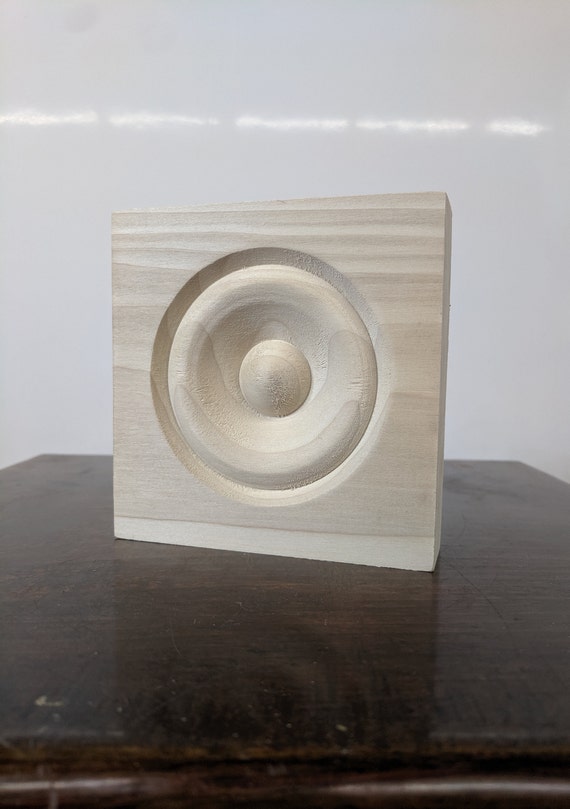 Wooden Rosette 56 Square Door Window Trim 3 - Etsy