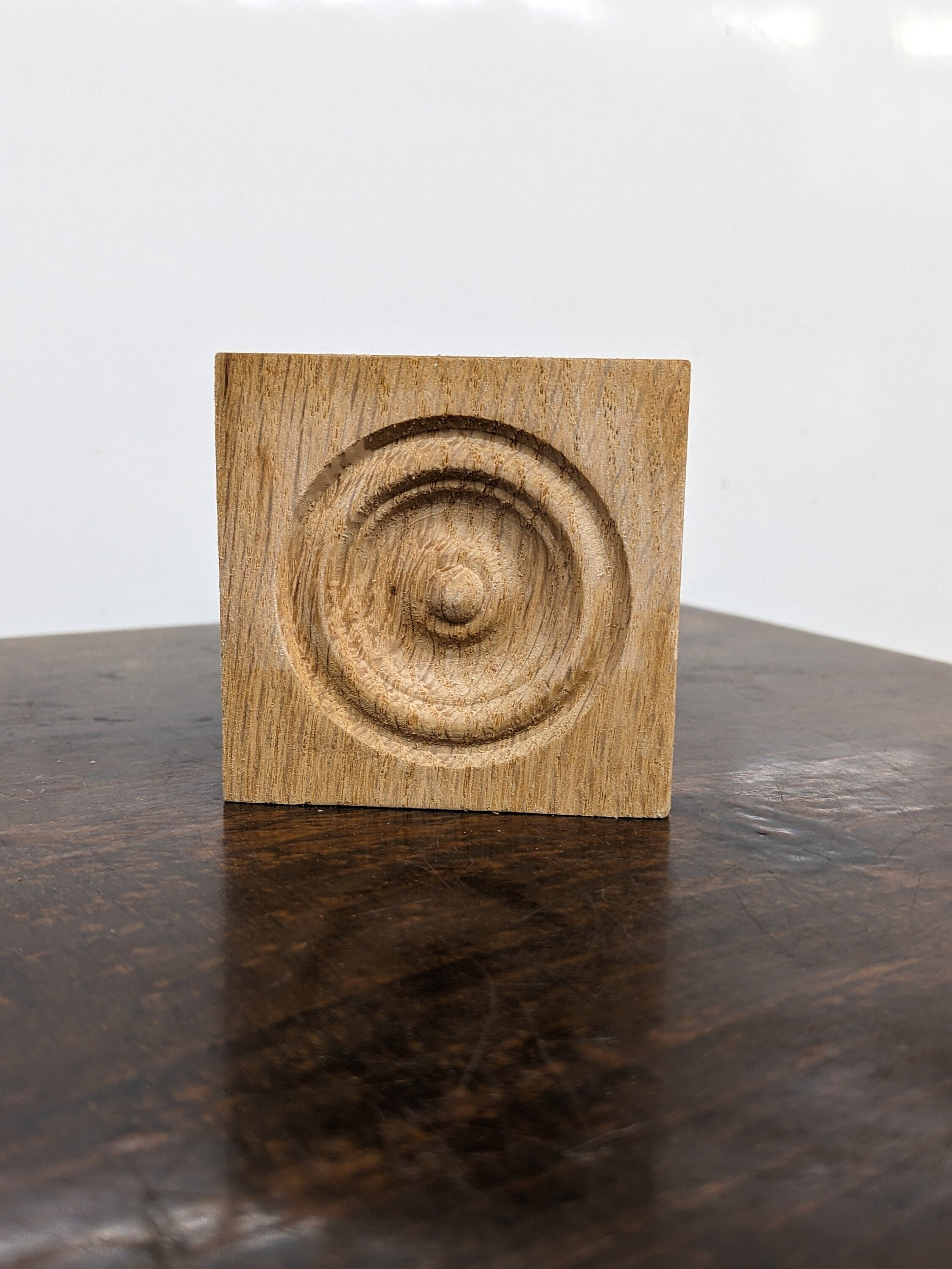 Wooden Rosette 23 Square Door Window Trim 2 Diameter Bullseye - Etsy