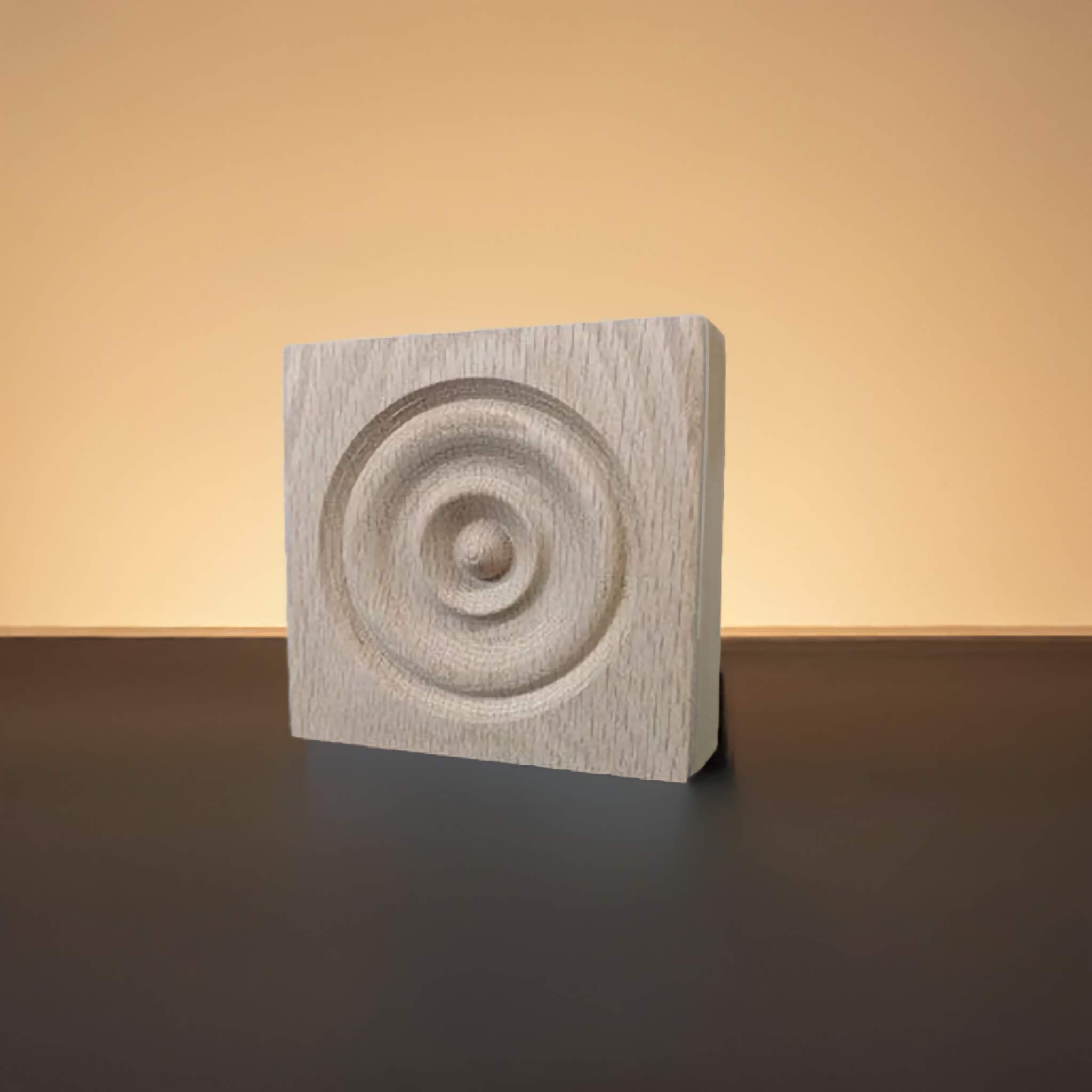 Wooden Rosette 4"-5" Square Door Window Trim 3.5" Bullseye Diameter - Etsy