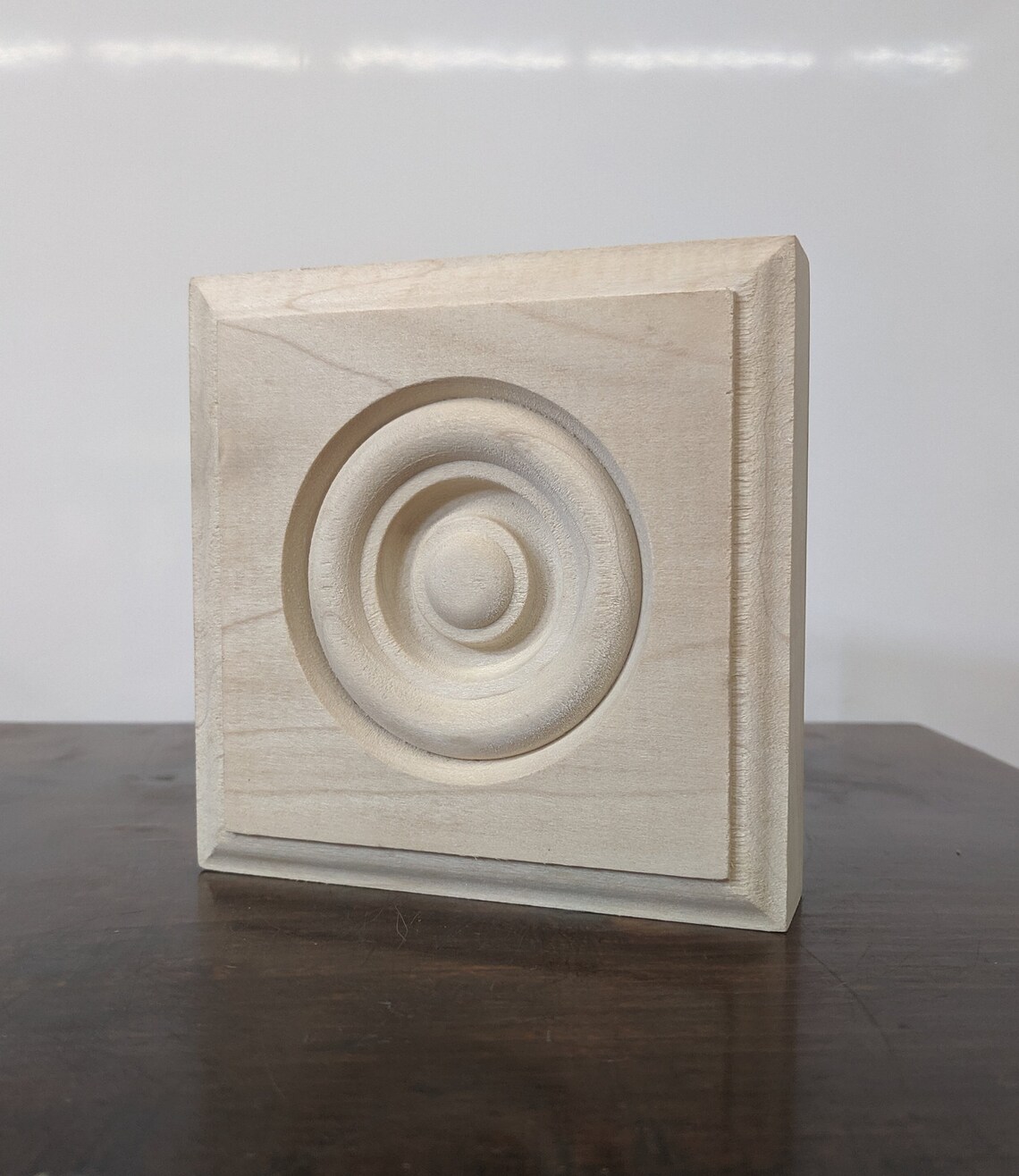 Wooden Rosette 45 Square Door Window Trim | Etsy