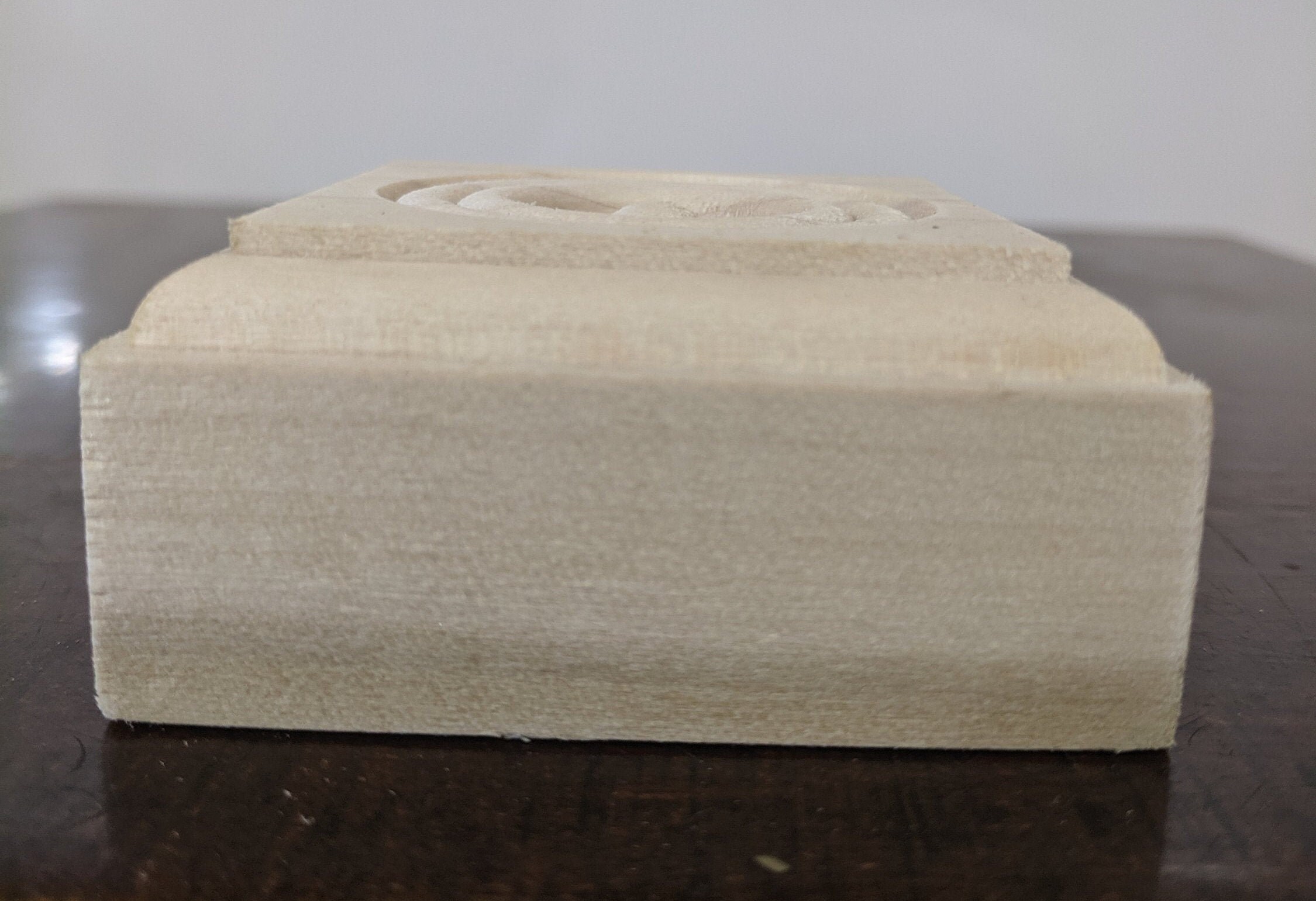 Set of 10 Wood Block Rosette 2-1/2" X 1-1/8" Poplar BARGAIN - Etsy