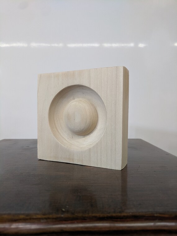 Wooden Rosette 56 Square Door Window Trim 3 - Etsy