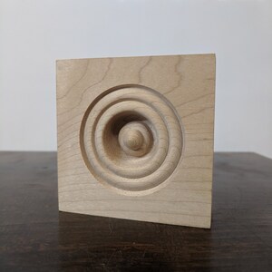 Wooden Rosette 23 Square Door Window Trim 2 - Etsy