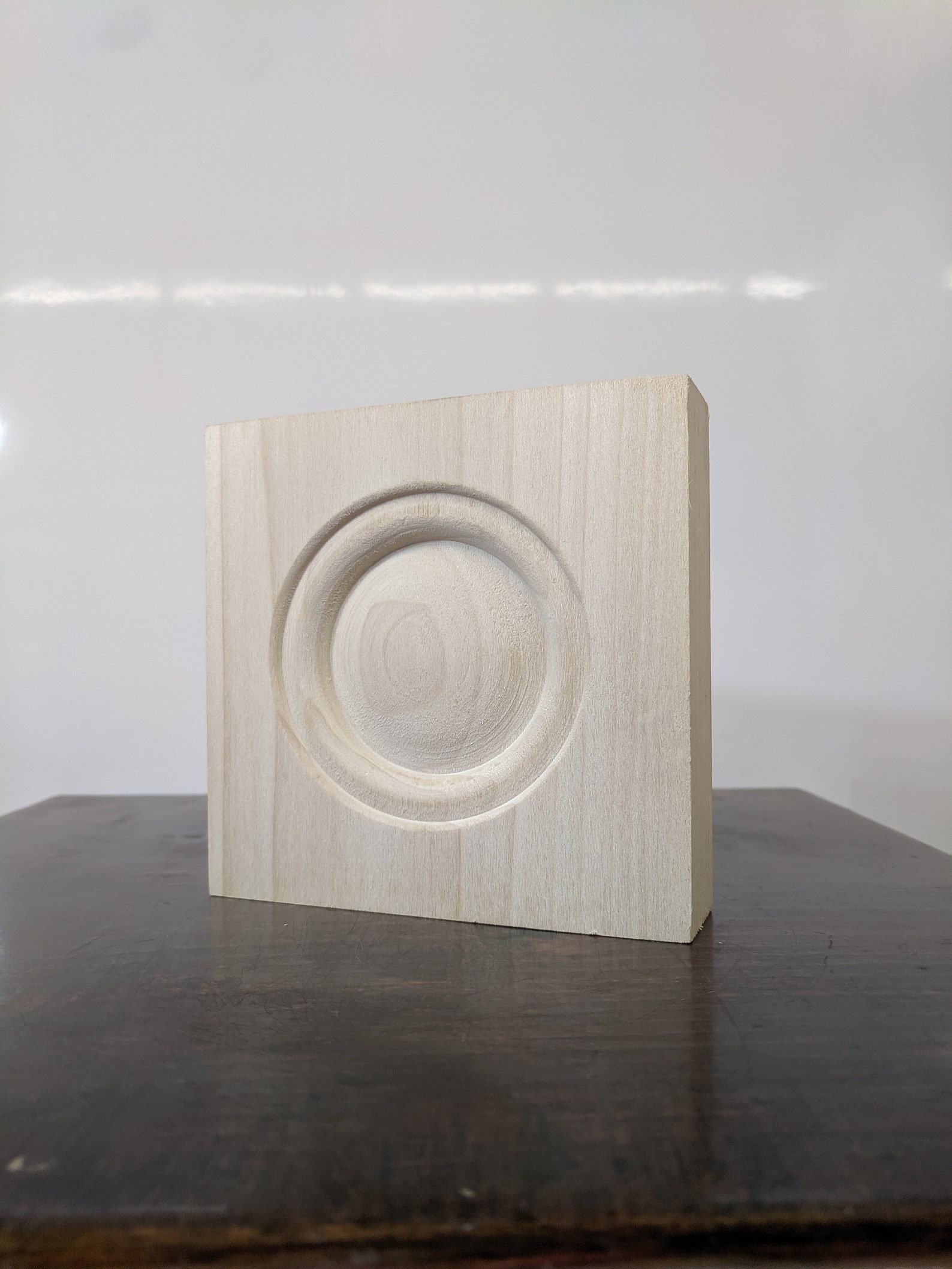 Wooden Rosette 34 Square Door Window Trim 3 Diameter Circle - Etsy