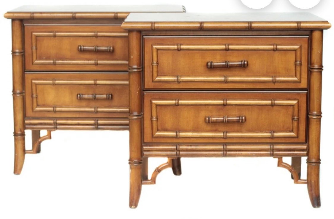 Dixie Aloha Bamboo Style Nightstands - Etsy