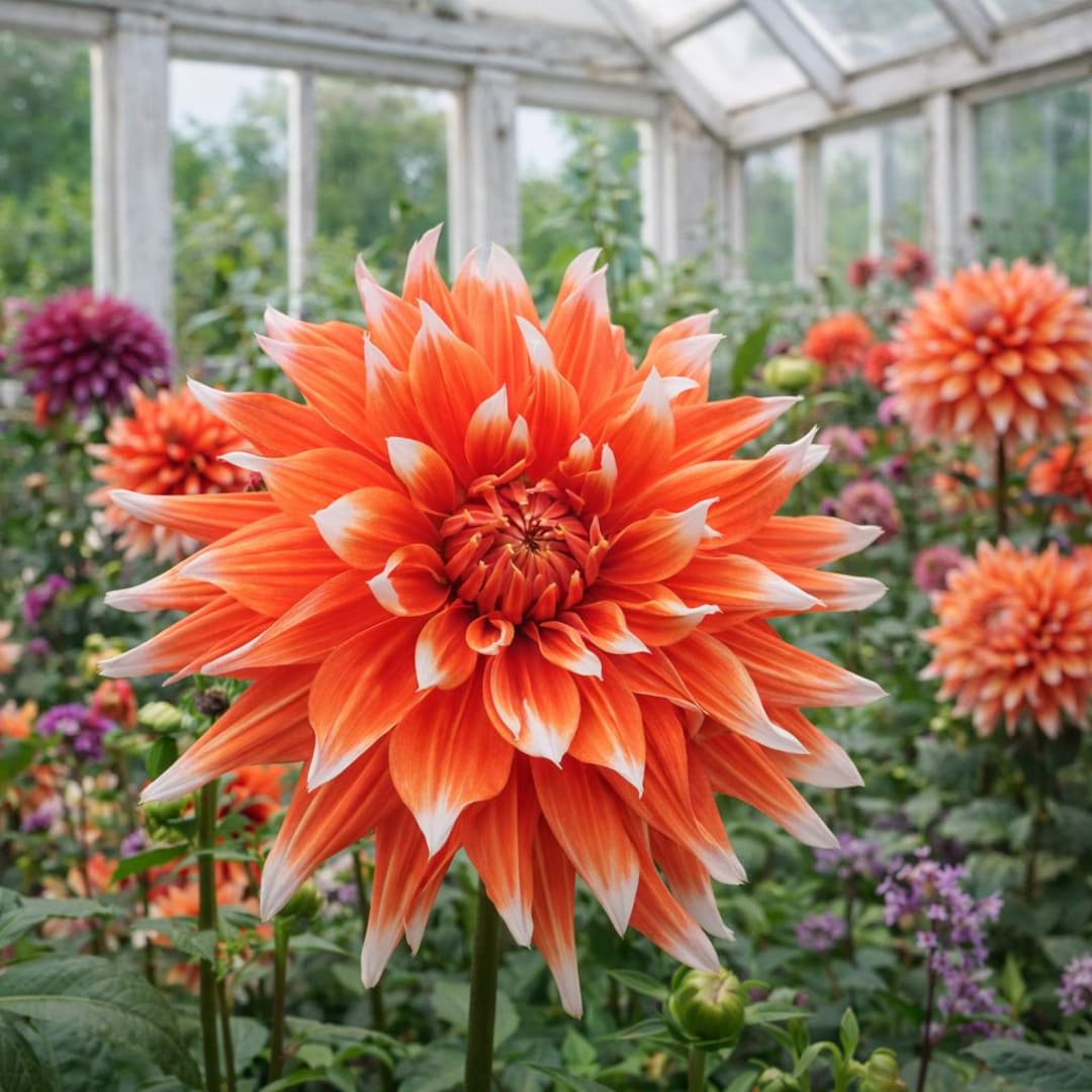 Color Spectacle Dahlia Tuber | *PREORDER Spring 2026* | Coral Ember ...