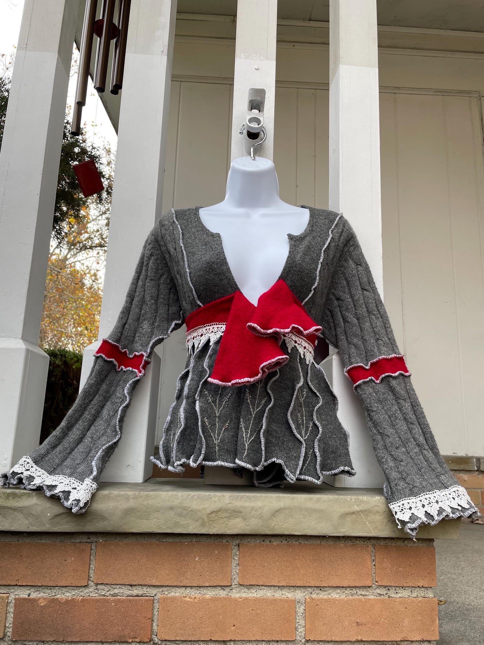 Handmade Katwise Inspired Sweater Christmas Style Sweater Patchwork ...