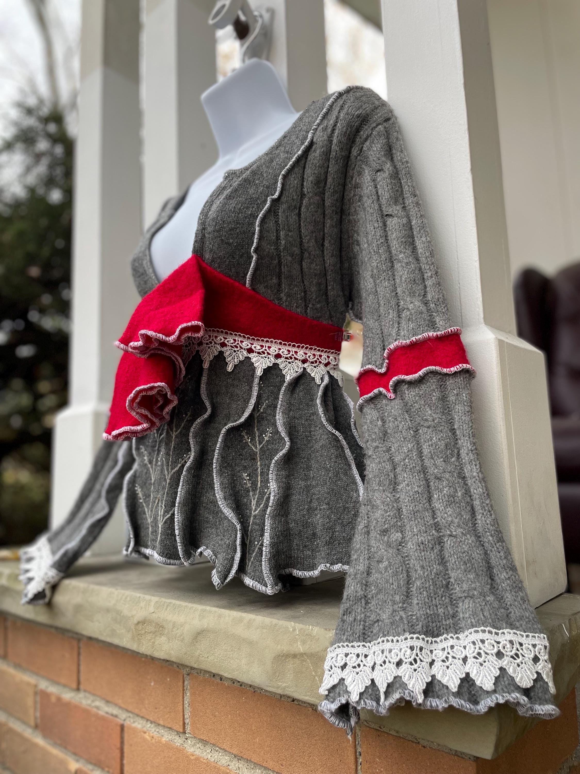 Handmade Katwise Inspired Sweater Christmas Style Sweater Patchwork ...