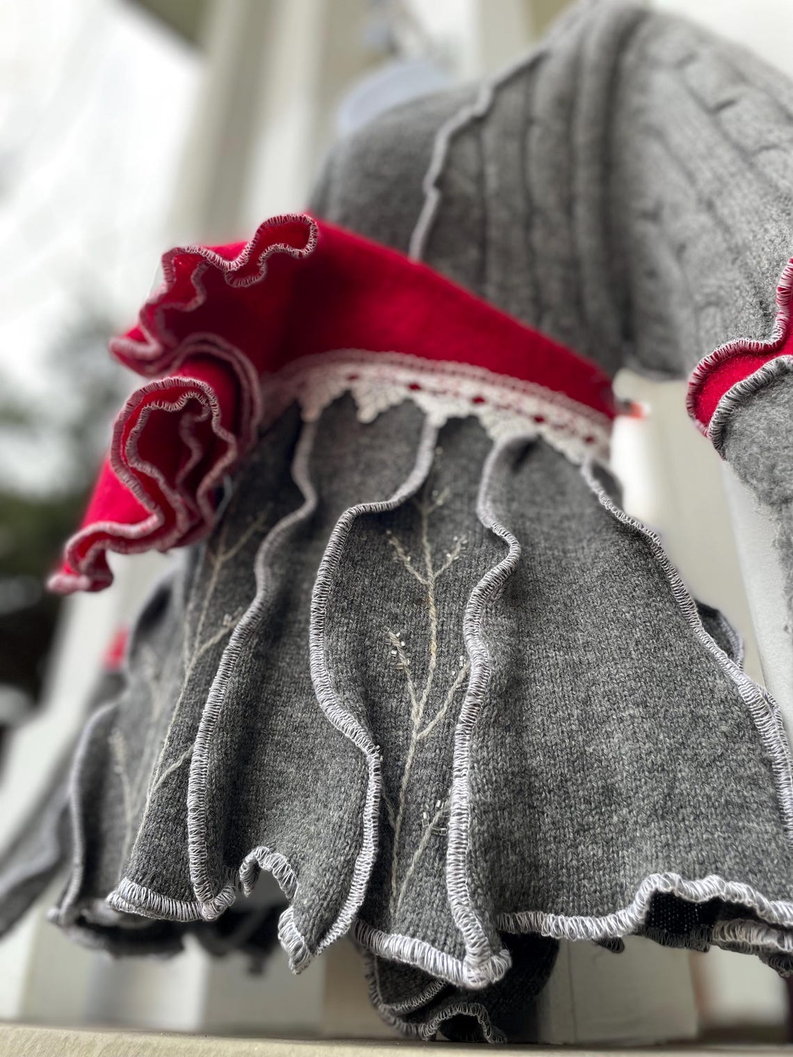 Handmade Katwise Inspired Sweater Christmas Style Sweater Patchwork ...