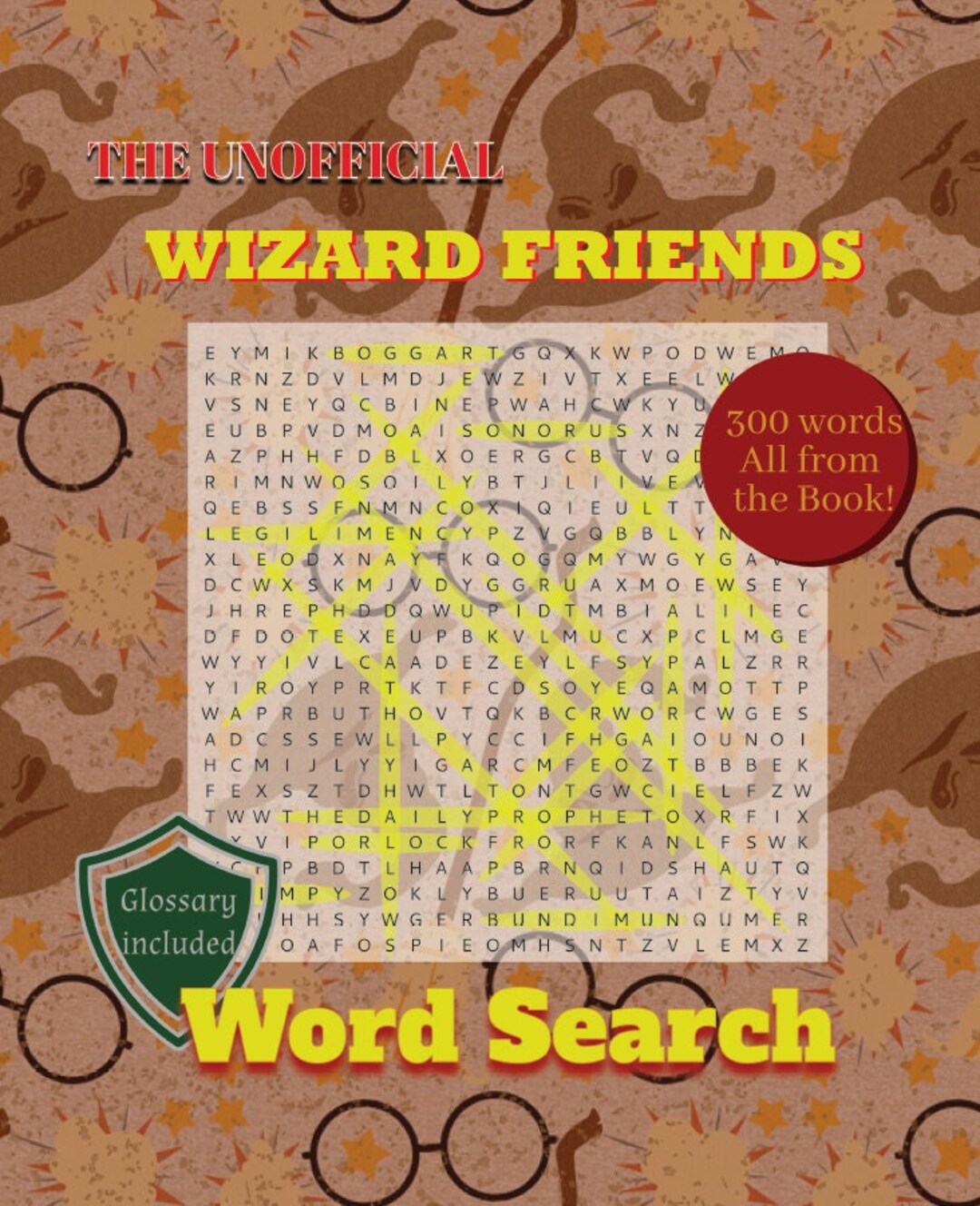 Wizard Boy Magical Printable Word Search Magical Word Search - Etsy ...
