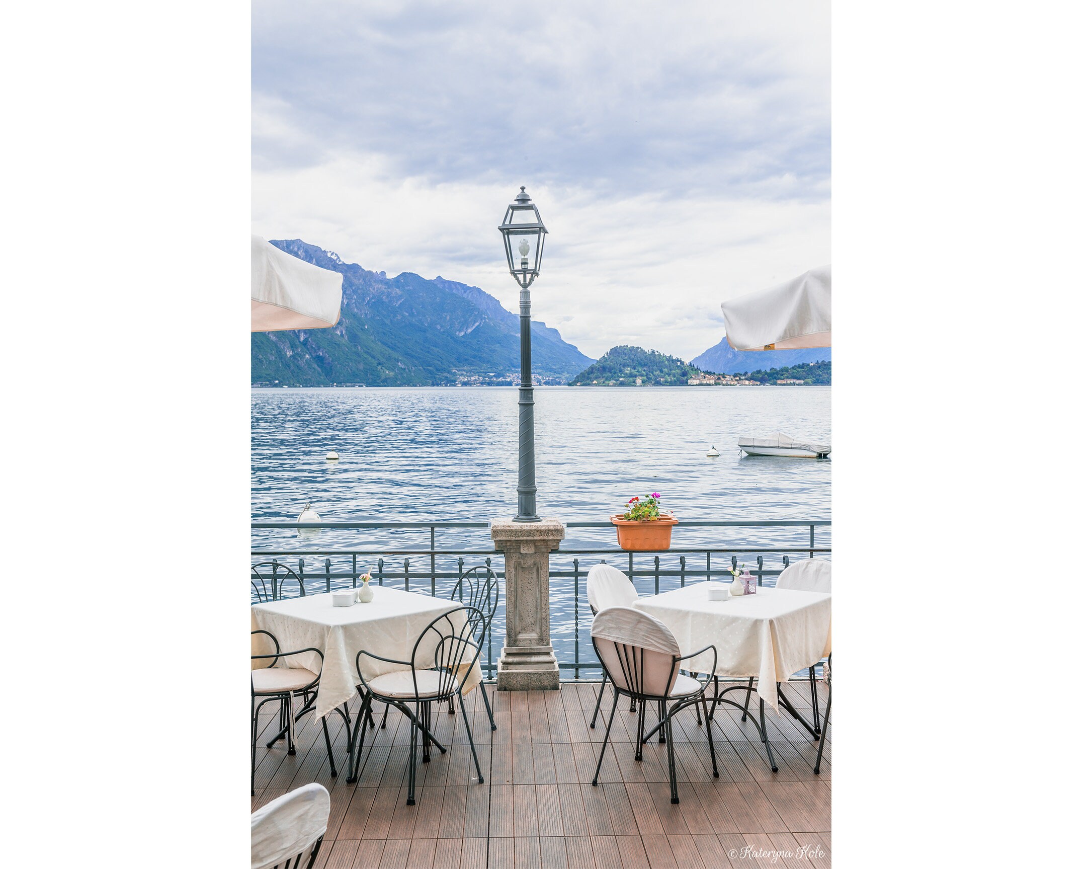 Lake Como Cafe Wall Decor Print by Kateryna Kole. Italy Photography ...