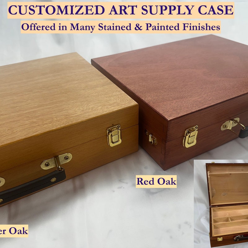 Customized Art Supply Box - Etsy