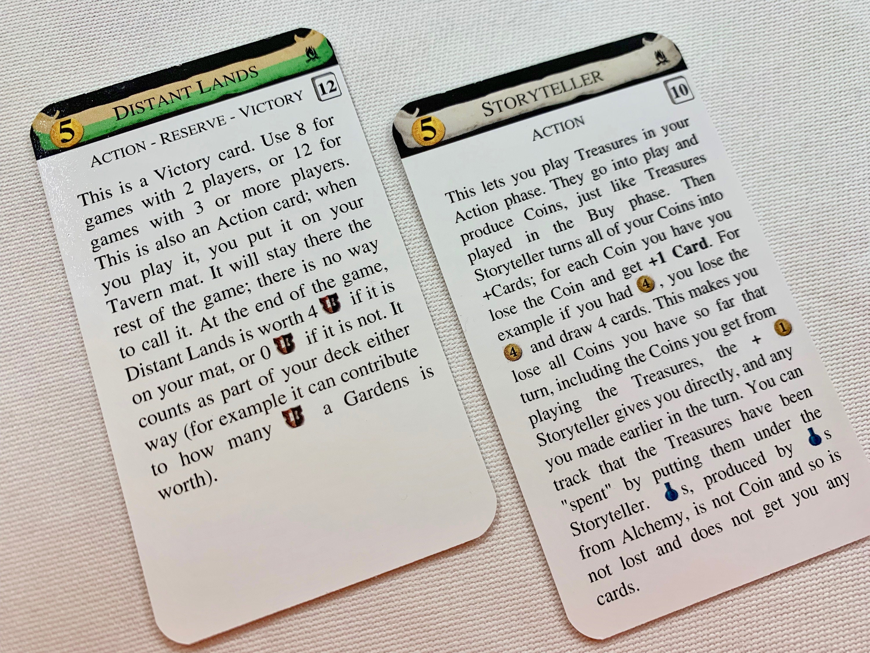 Dominion ADVENTURES Divider Cards - Full Tab DIVIDER CARDS of the ...
