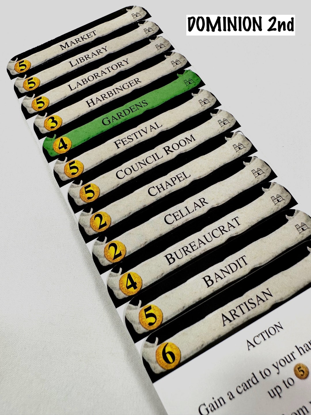 DOMINION Divider Cards 2nd Edition - Full Tab DIVIDER CARDS for the ...