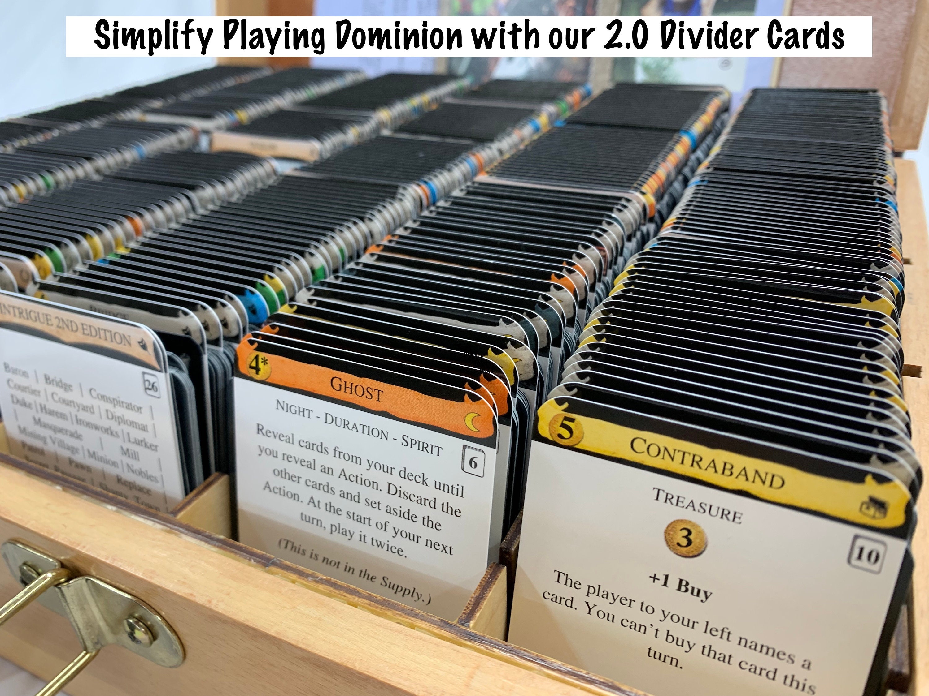 Dominion EMPIRES Divider Cards - Full Tab DIVIDER CARDS of the Empires ...