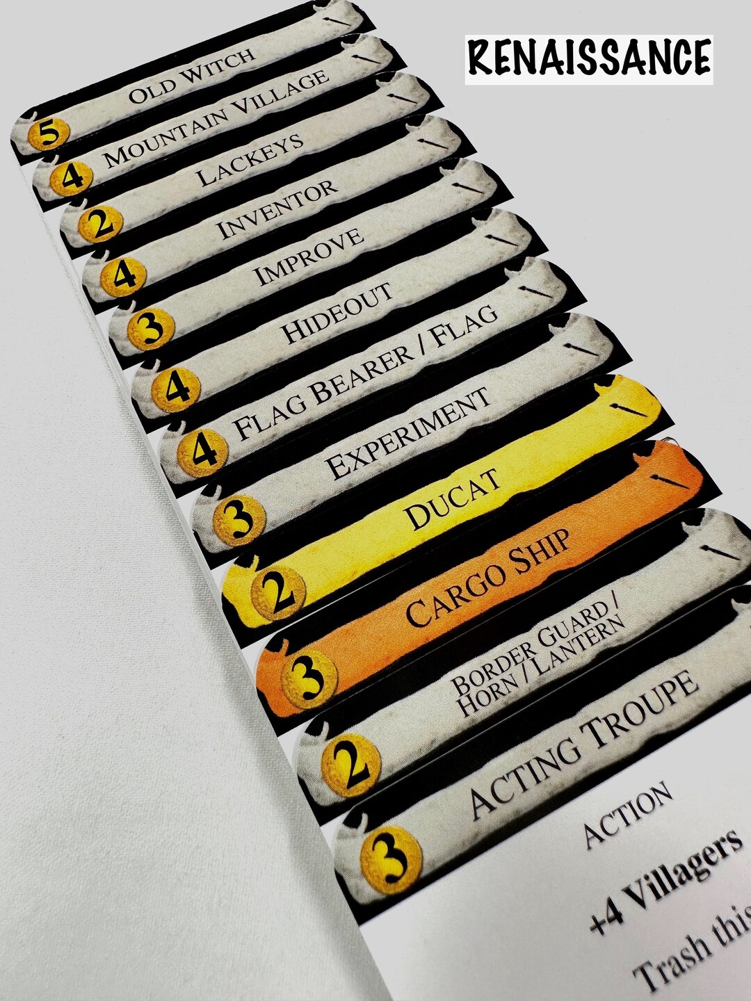 Dominion RISING SUN Divider Cards - Full Tab DIVIDER Cards of the ...