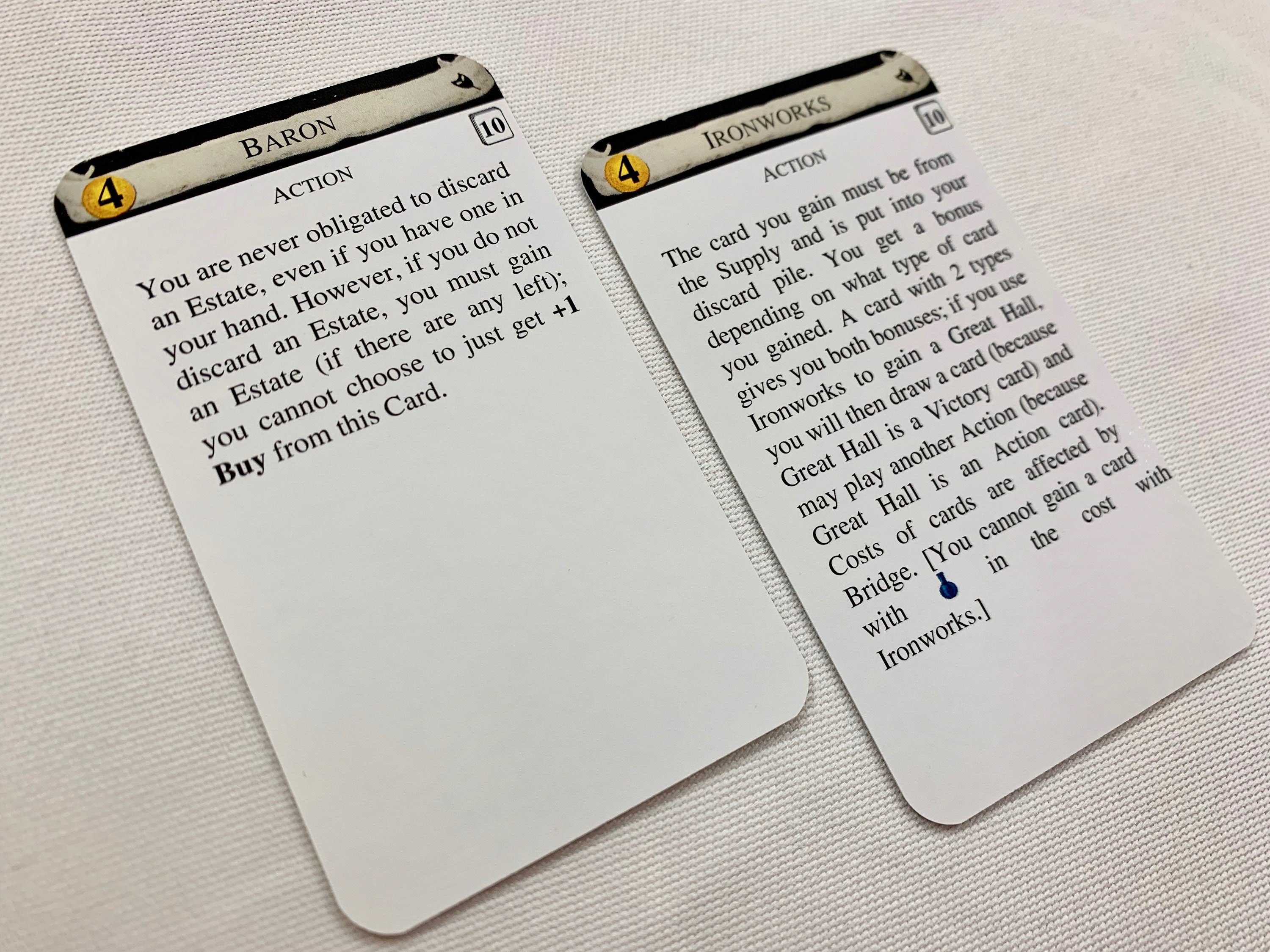 Dominion INTRIGUE Divider Cards 2nd Edition Expansion Full - Etsy