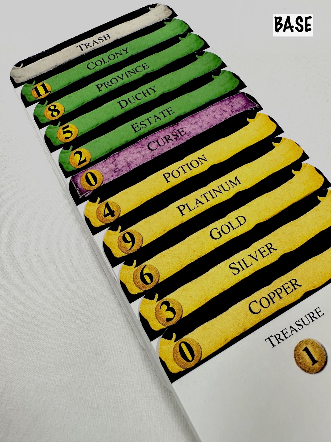 Dominion: Base Divider Cards - Full Tabbed - Etsy