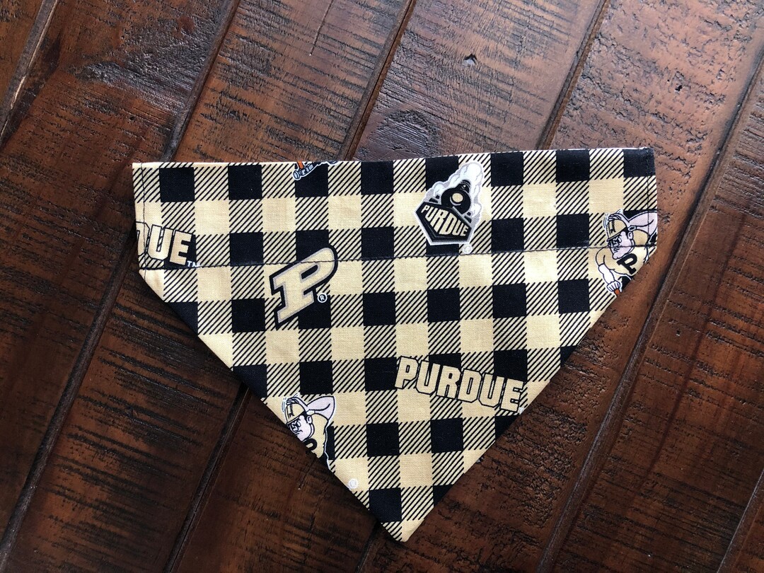 Purdue University Boilermakers Over-the-collar Reversible Dog Bandana ...