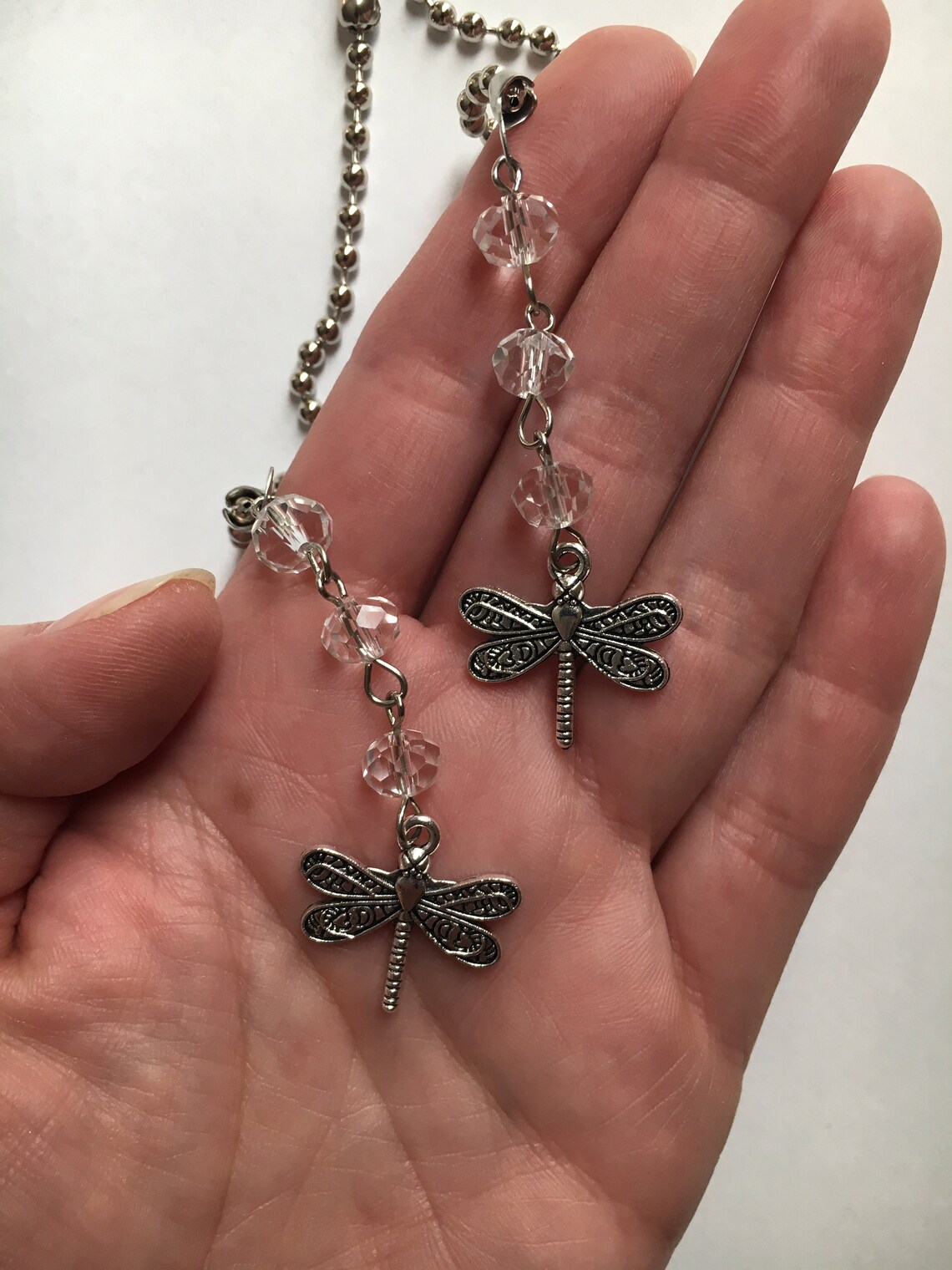 Dragonfly Ceiling Fan Pull Chains ~ Set of 2, Six Color Choices - Etsy