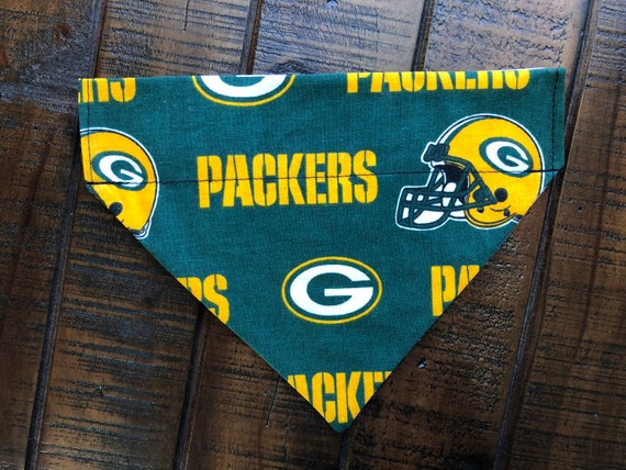 Green Bay Packers Over-the-Collar Reversible Dog Bandana - Etsy France
