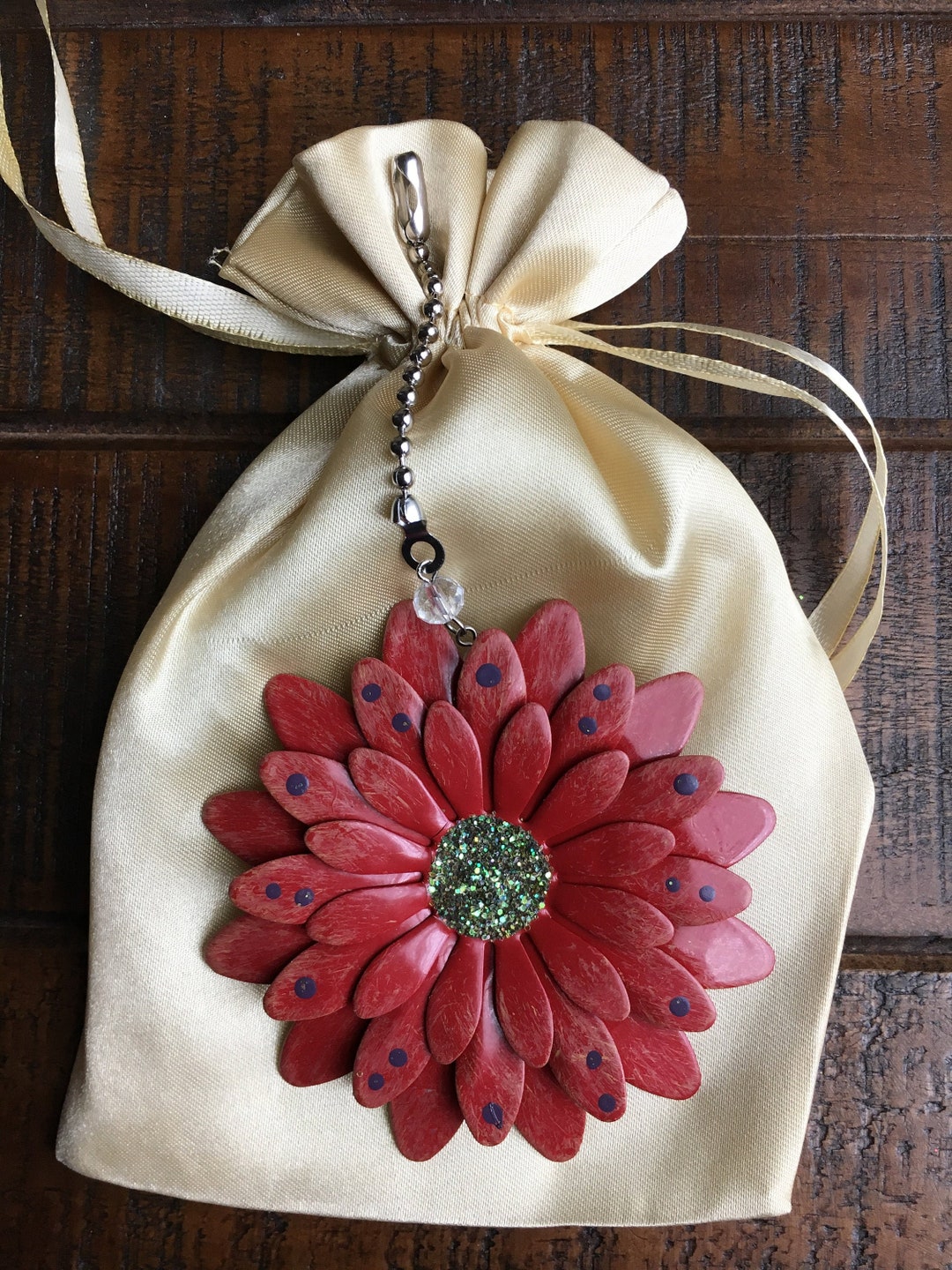 Metal Flower Ceiling Fan Pull Chain ~ Four Color Choices - Etsy