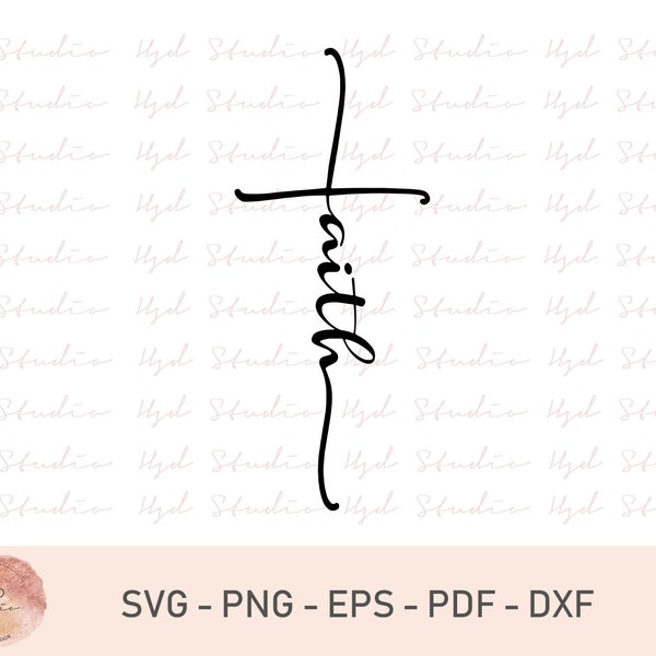 Faith in Cursive - Etsy