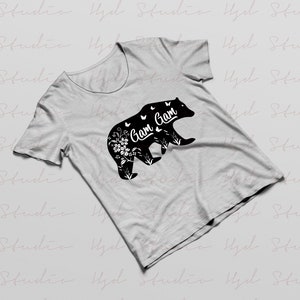 Gam Gam Bear SVG PNG DXF Cut Files for Cricut and Silhouette, Gam Gam ...