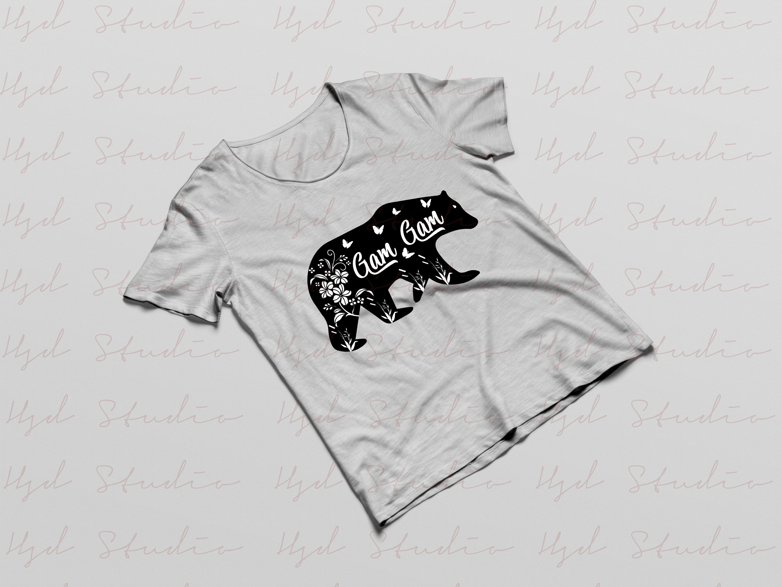 Gam Gam Bear SVG PNG DXF Cut Files for Cricut and Silhouette, Gam Gam ...