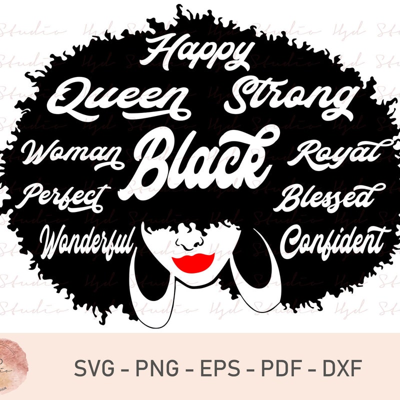 Black Diva Face - Etsy