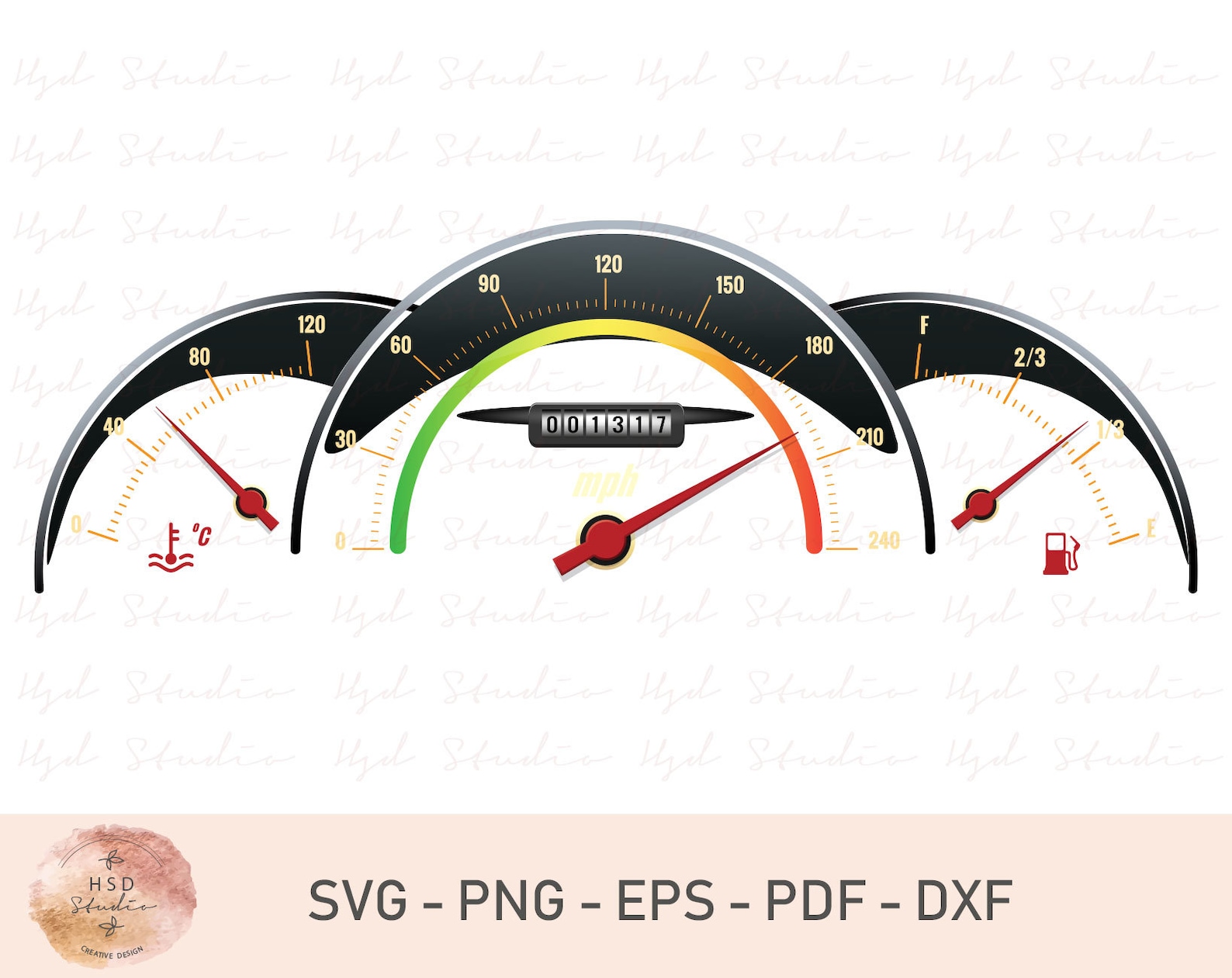 Speedometer SVG, Speedometer SVG, Gauge Icon SVG, Speedometer Clipart ...